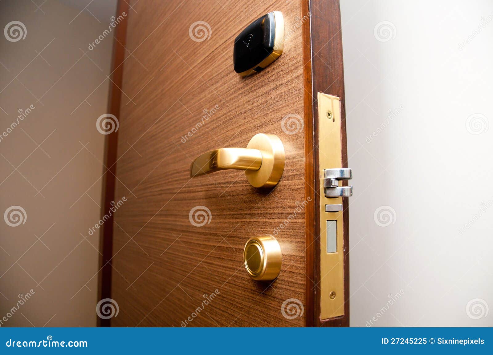 Keycard door stock image. Image of card, keycode, house - 27245225