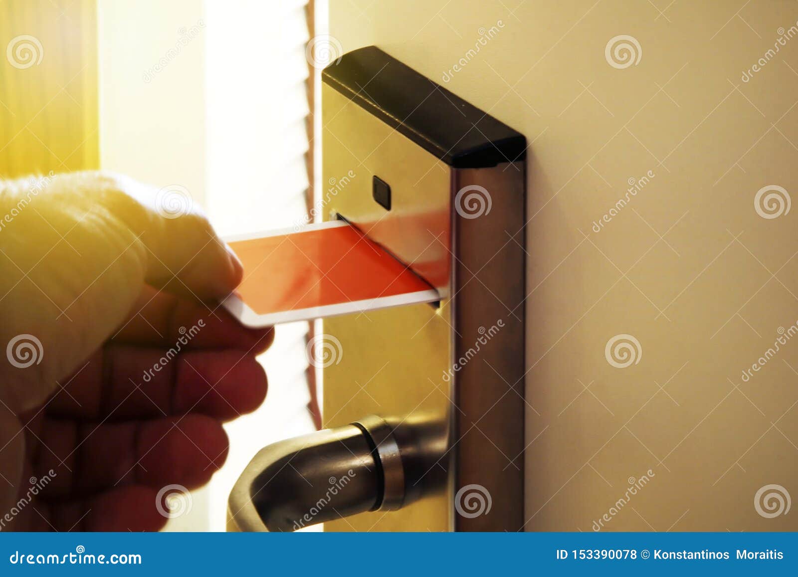 Keycard Door Stock Image | CartoonDealer.com #22192375