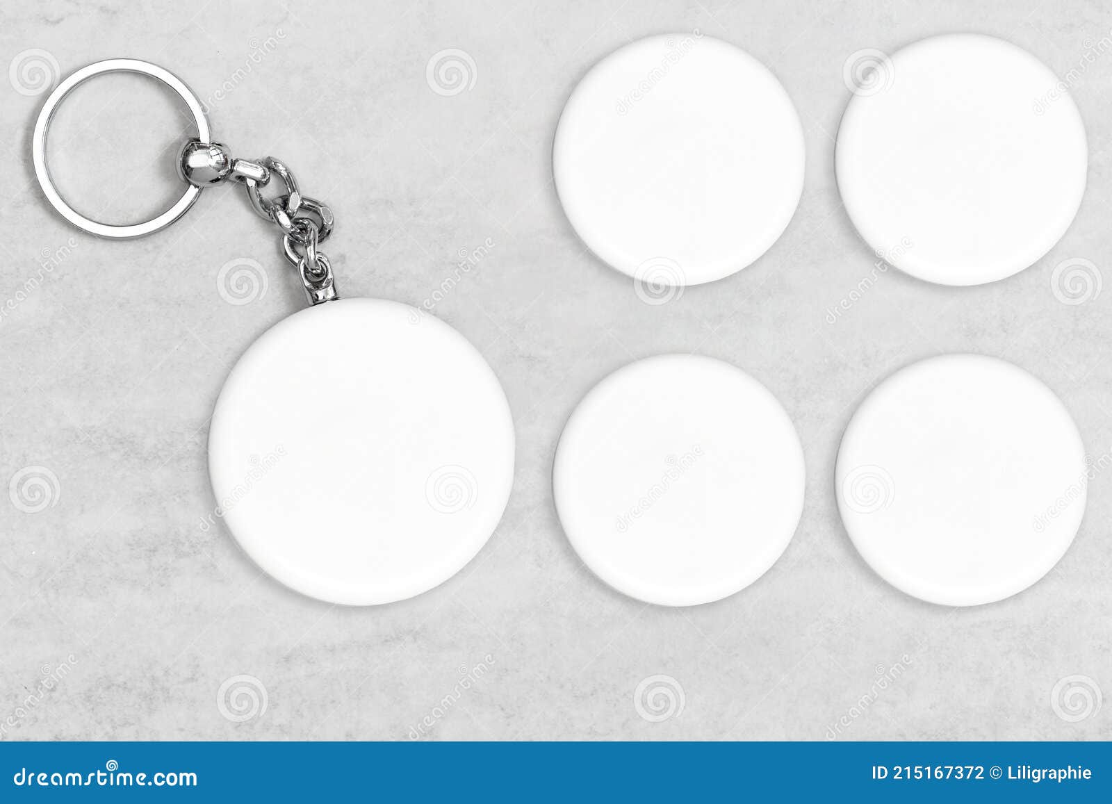 Keychain Mockup To Display Design Key Chain Stock Photo - Image of mock ...