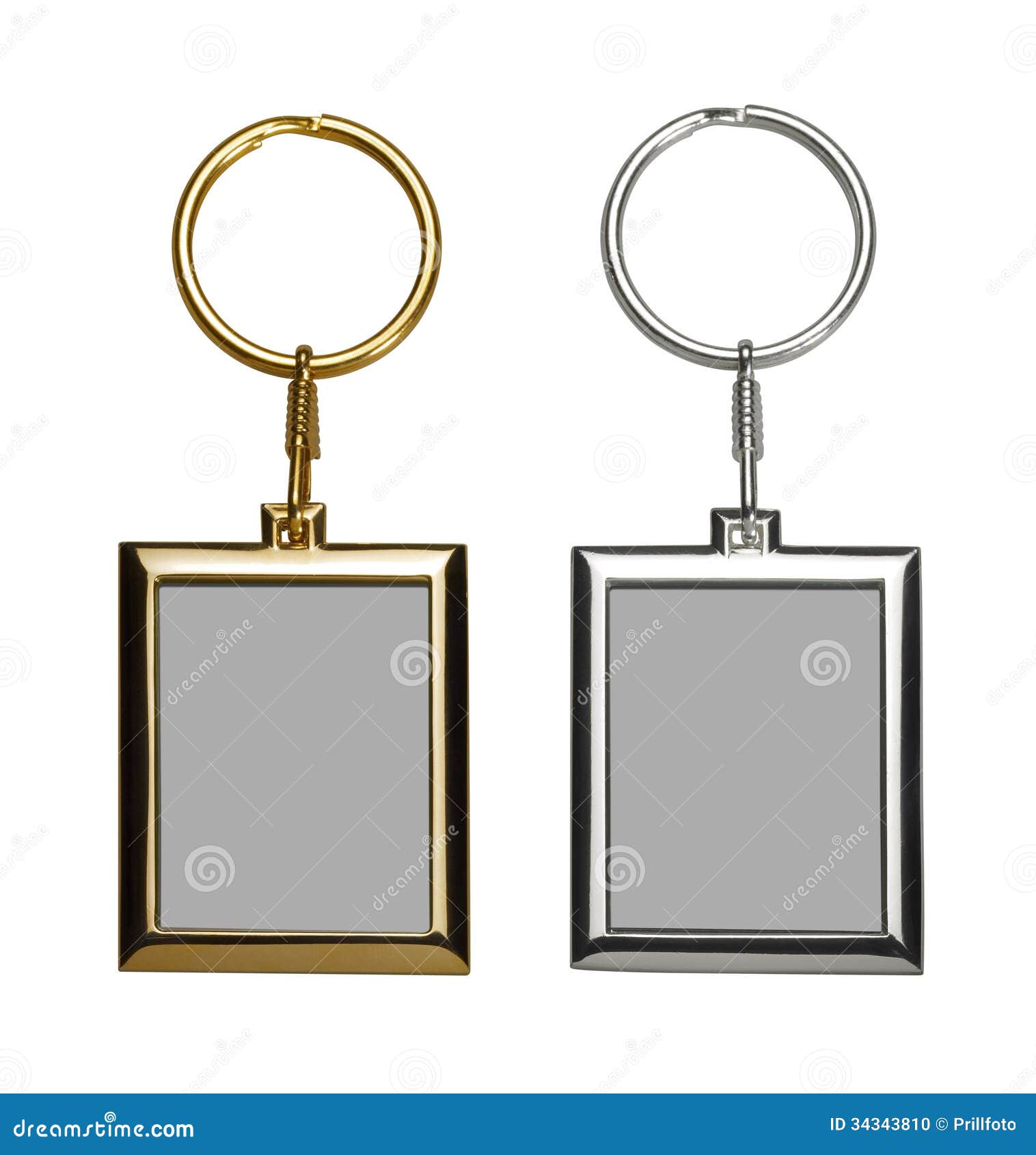 Keychains photo stock. Image du métallique, étiquette - 34343810