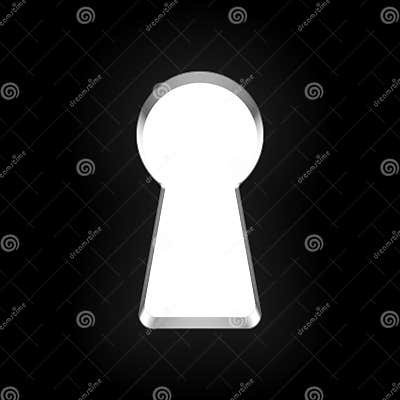 Keyhole stock vector. Illustration of closed, keyhole - 22746911