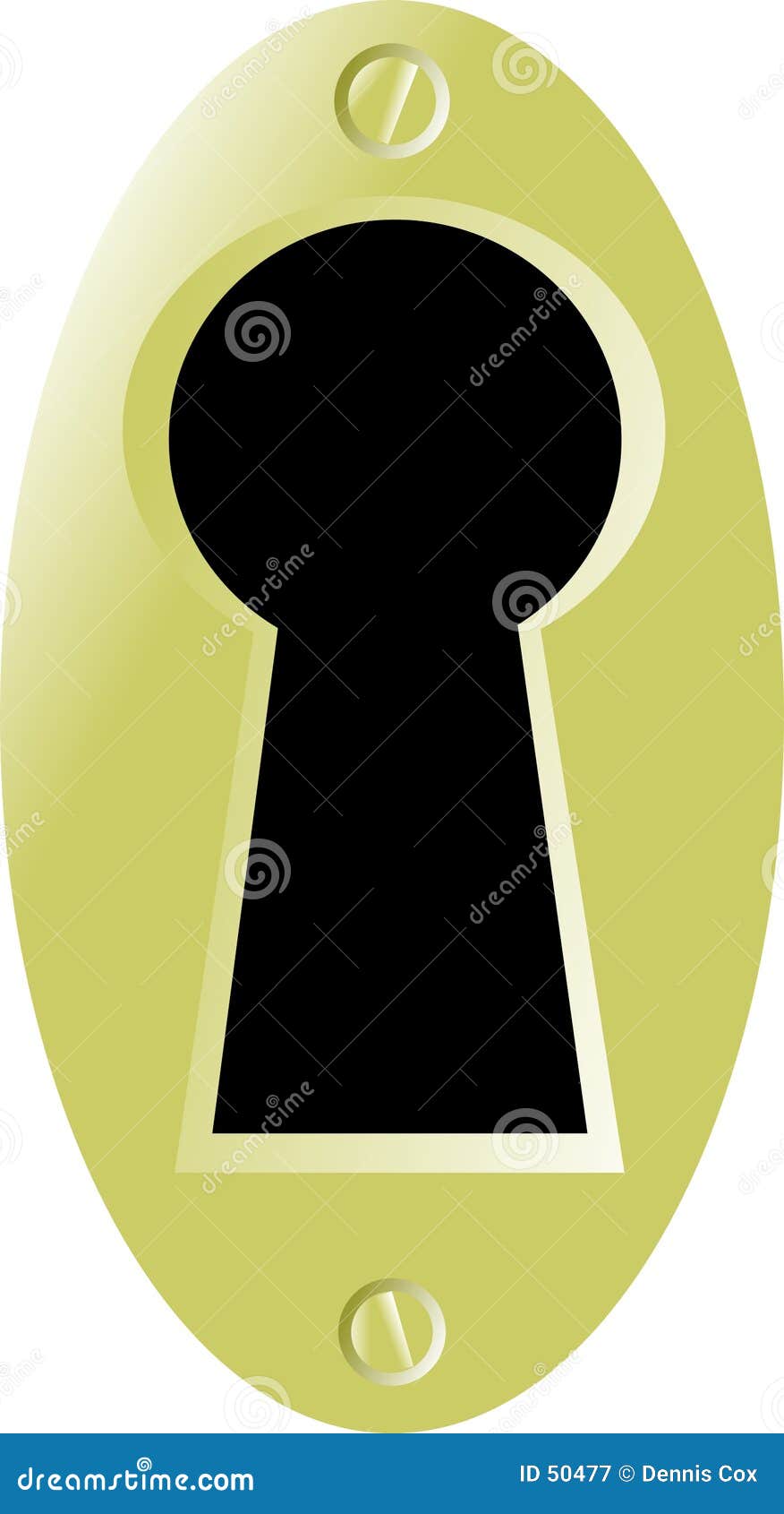 Keyhole stock illustration. Illustration of keyhole, lock - 50477