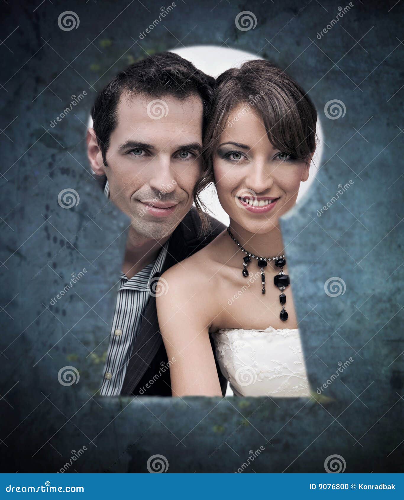 Keyhole stock photo. Image of attractive, celebrating - 9076800