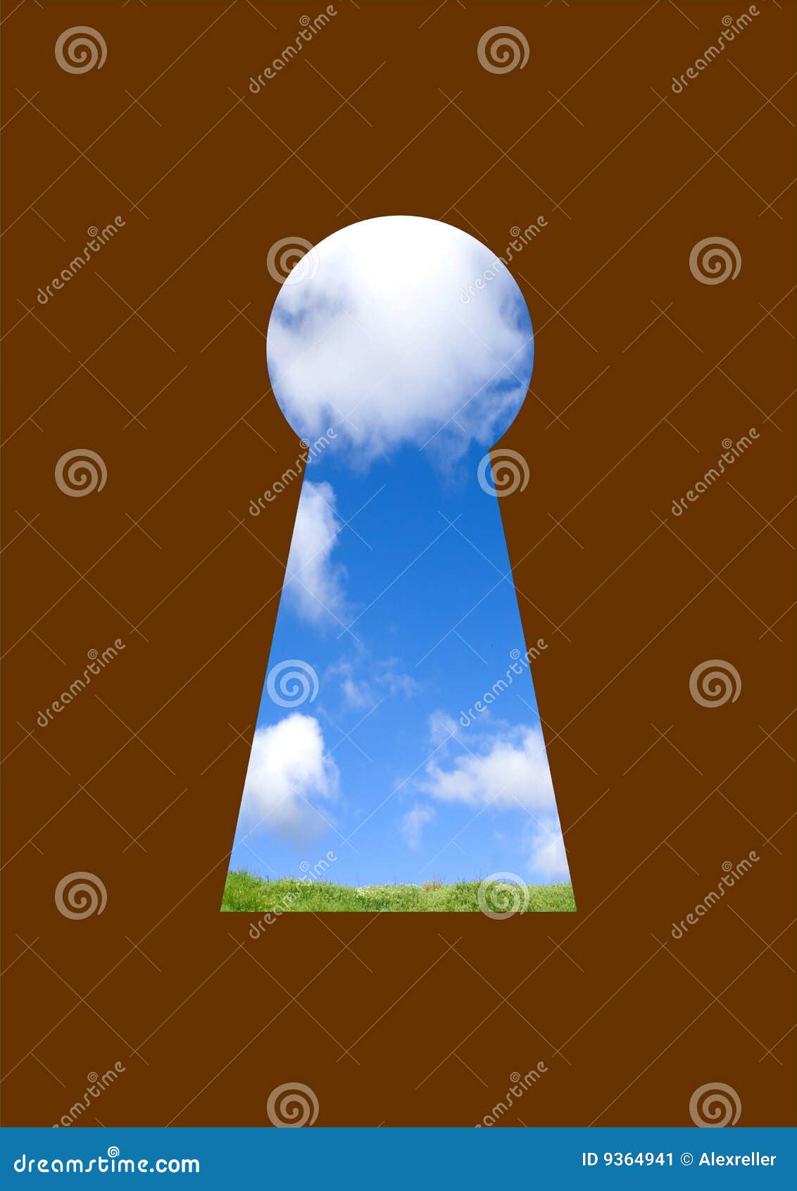 Keyhole stock illustration. Illustration of door, colored - 9364941