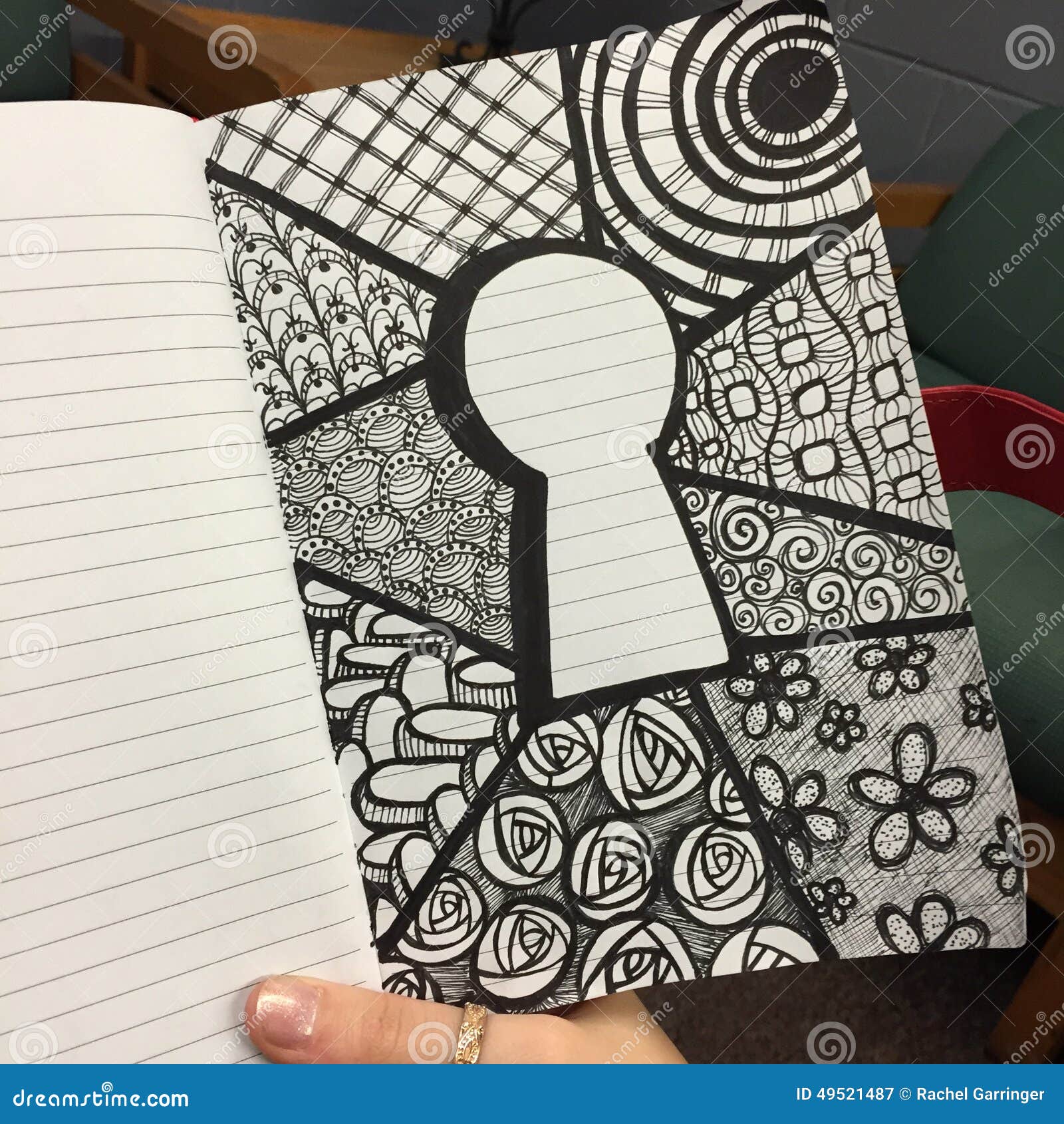 Keyhole Artwork editorial photography. Image of drawn - 49521487