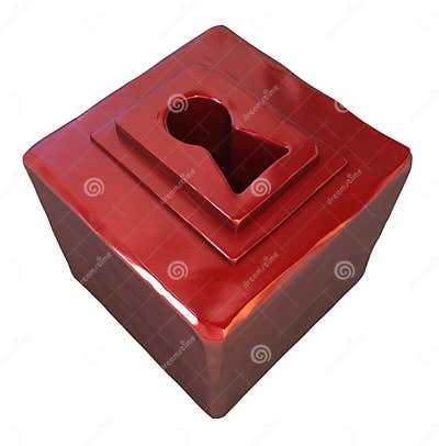 Keyhole Box stock illustration. Illustration of secret - 20705567