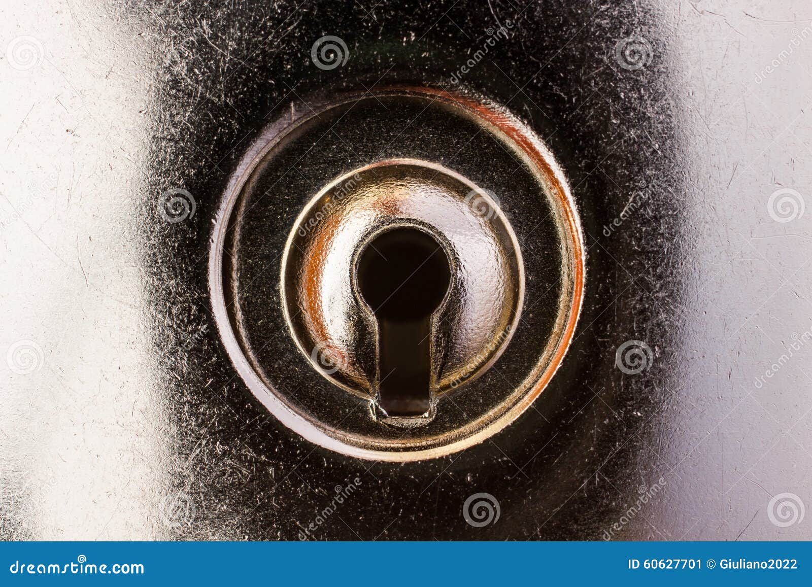 Keyhole close-up shot stock image. Image of security - 60627701