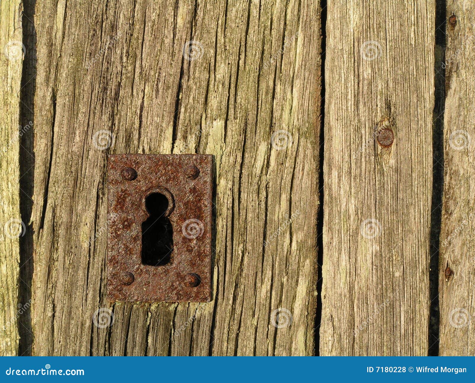 Keyhole in door stock photo. Image of rusty, aging, rust - 7180228