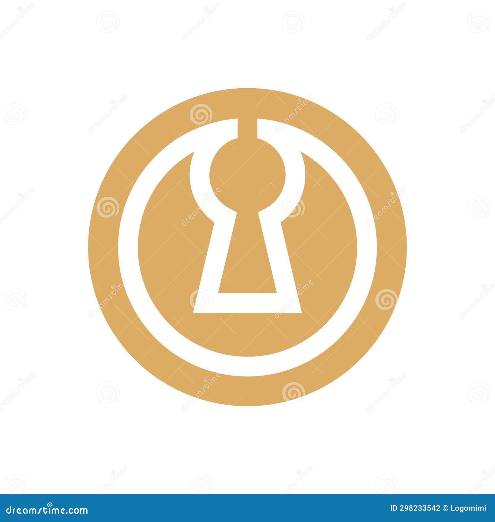 Keyhole or Lock Logo Icon Design, Vector Illustration Stock Vector ...