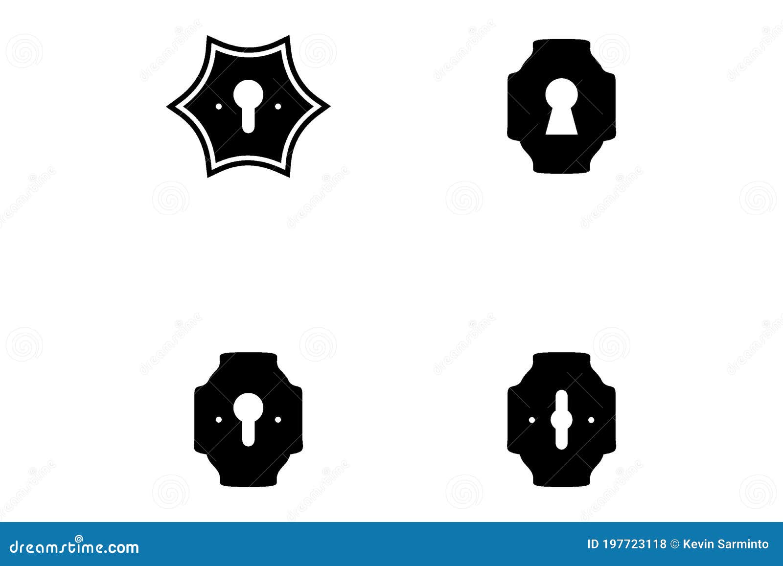 Keyhole logo design stock vector. Illustration of privacy - 197723118