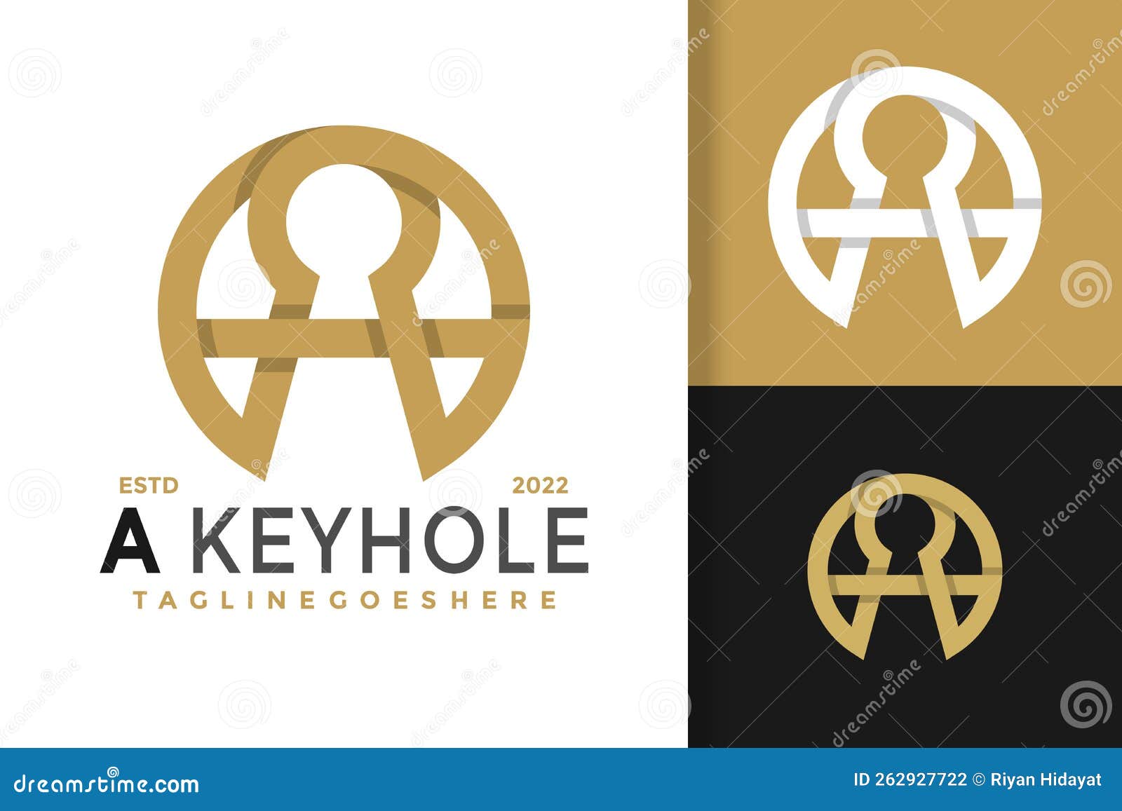 A Keyhole Logo Design Vector Illustration Template Stock Vector ...