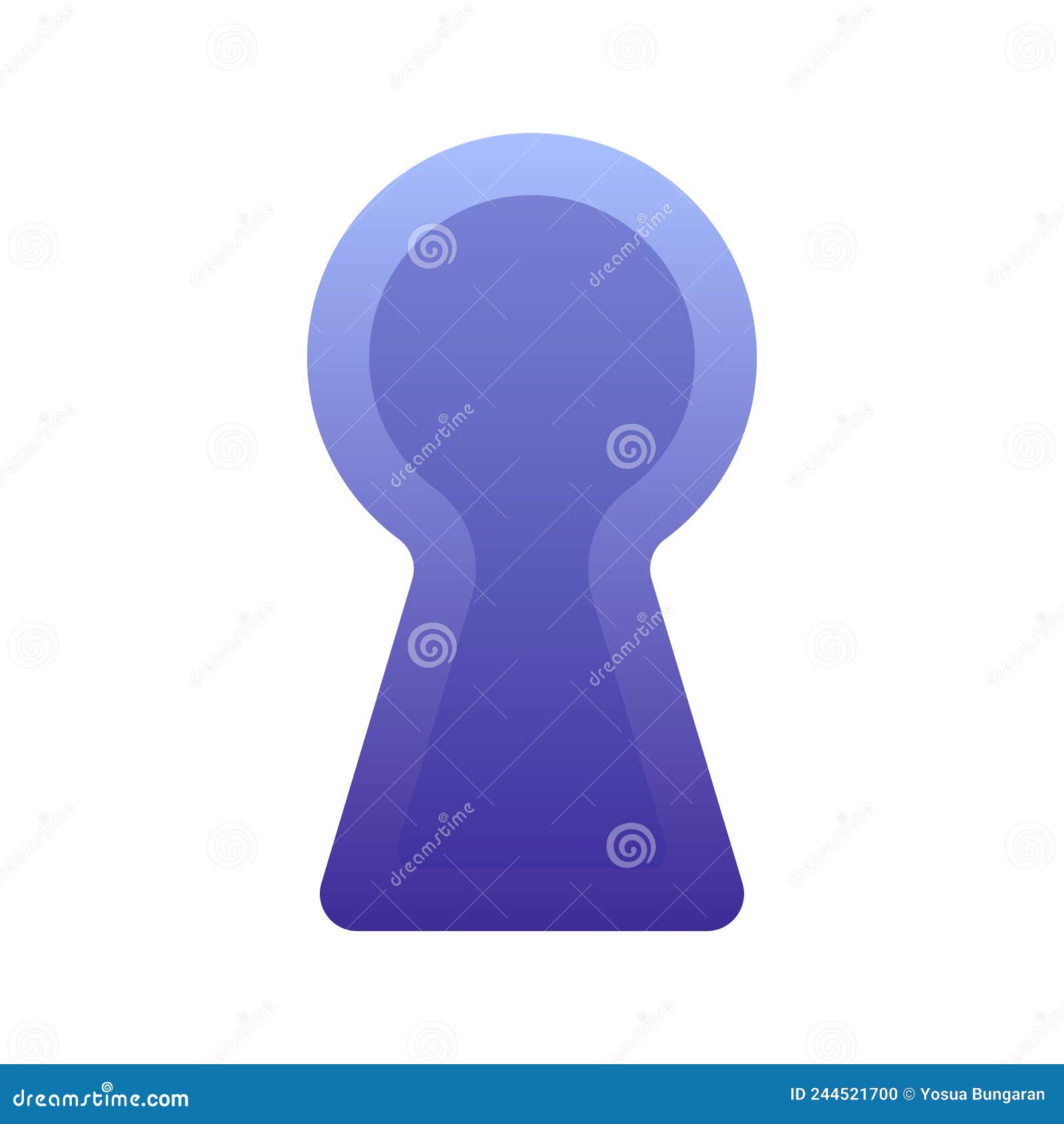 Keyhole Logo Element Design Template Icon Stock Vector - Illustration ...