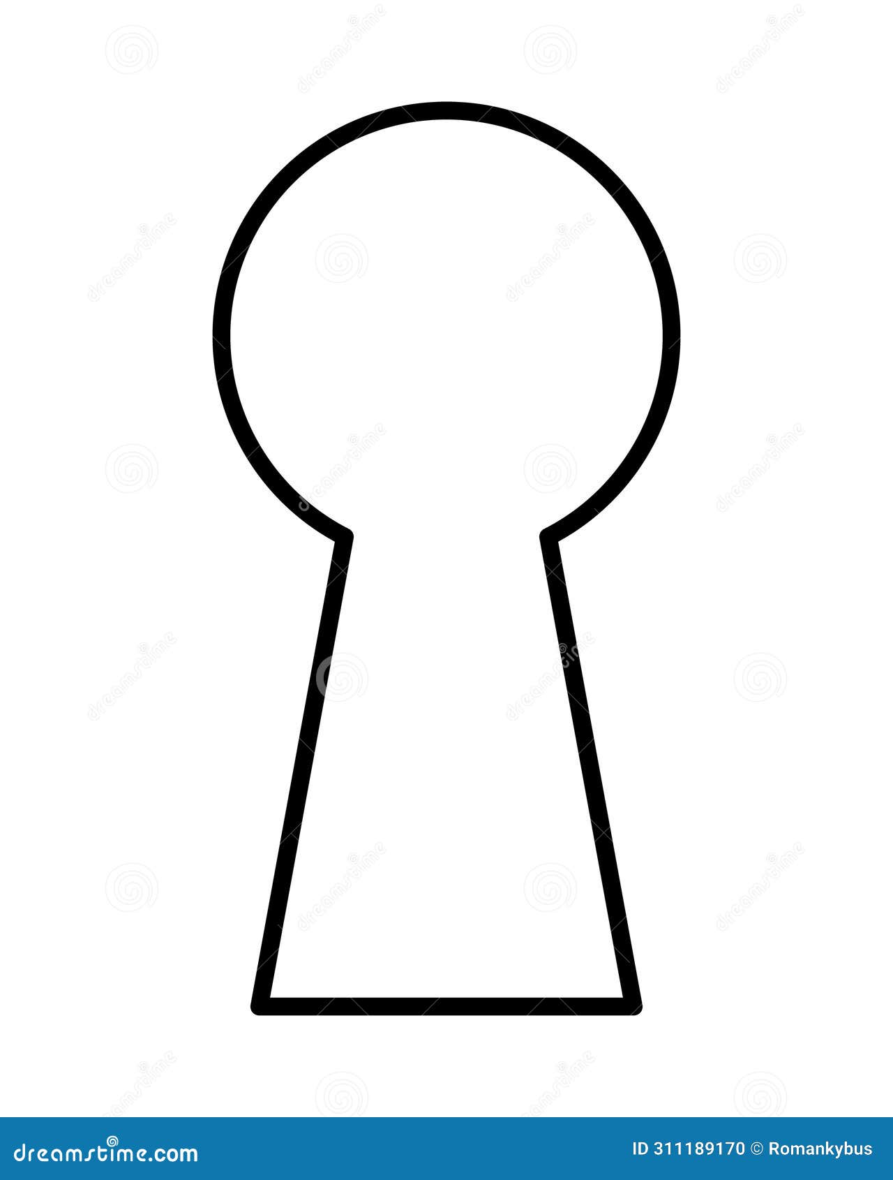 Keyhole Silhouette Outline Vector Symbol Icon Design. | CartoonDealer ... Keyhole Silhouette Outline Vector Symbol Icon Design. | CartoonDealer ...