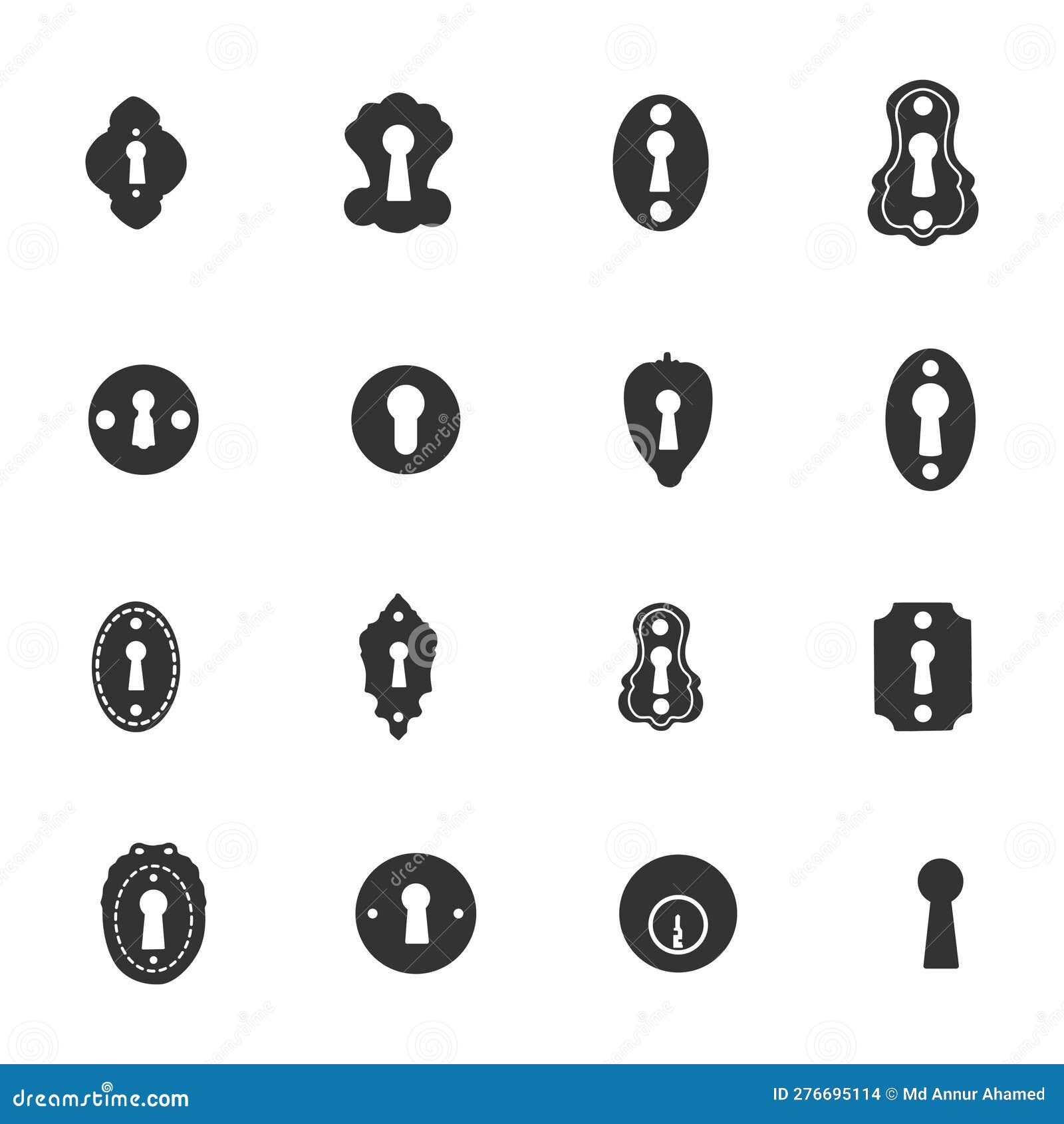 Keyhole Silhouette Outline Vector Symbol Icon Design. | CartoonDealer ... Keyhole Silhouette Outline Vector Symbol Icon Design. | CartoonDealer ...