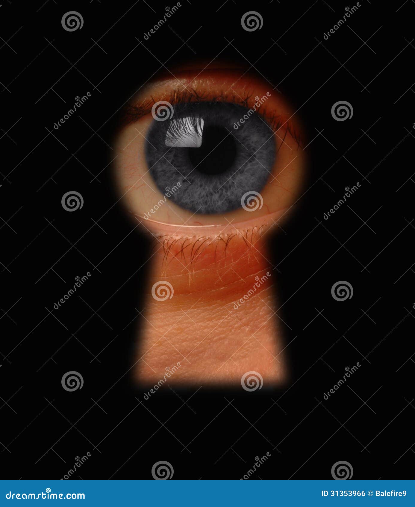 Keyhole surveillance stock photo. Image of investigate - 31353966