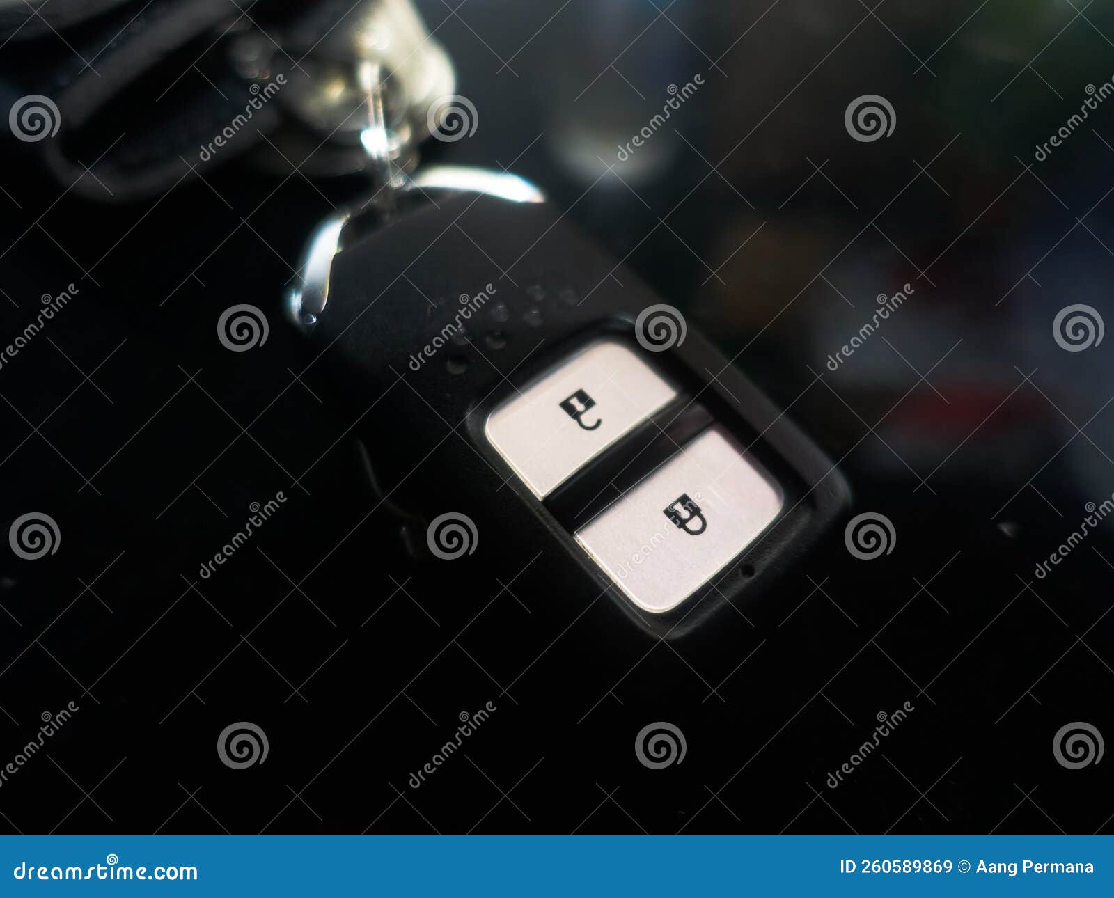 Keyless system on a car. editorial stock image. Image of electronic ...
