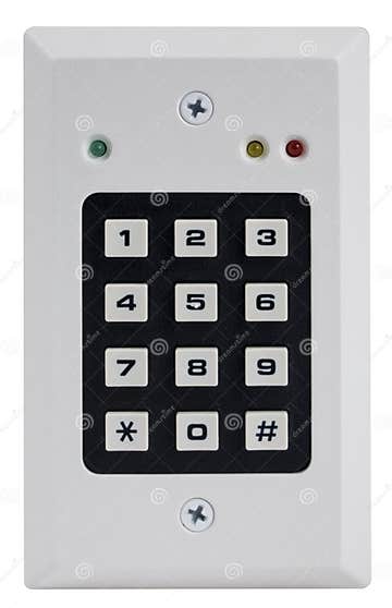 Keypad stock photo. Image of white, button, door, remember - 197130