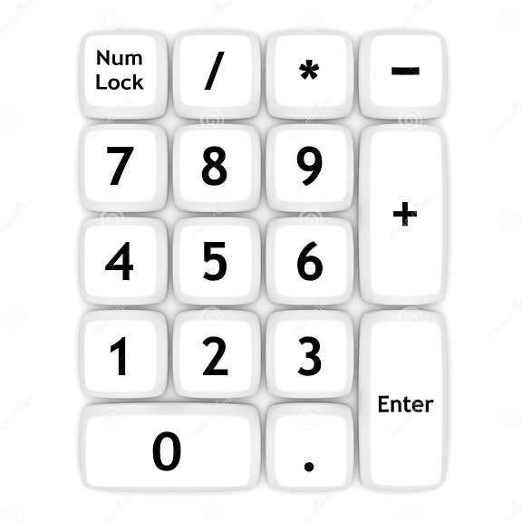 Keypad stock illustration. Illustration of minus, topview - 19982250