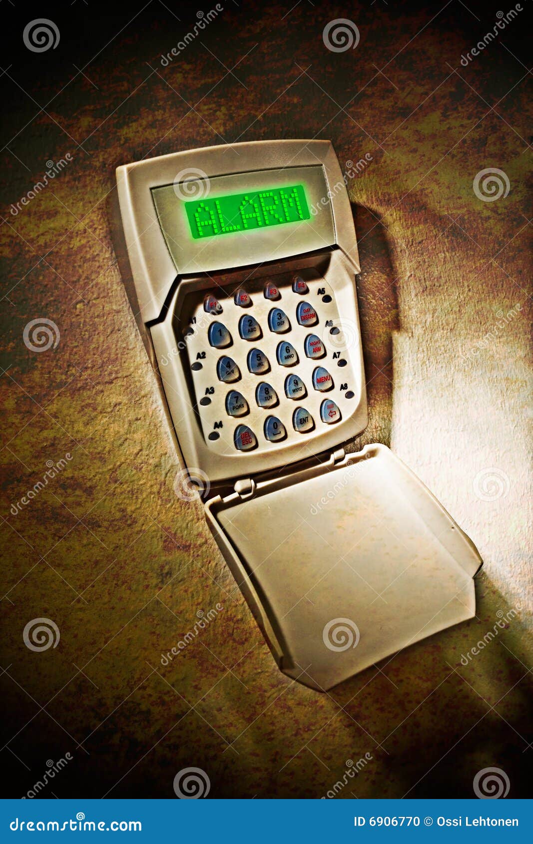 Keypad stock photo. Image of control, warning, center - 6906770