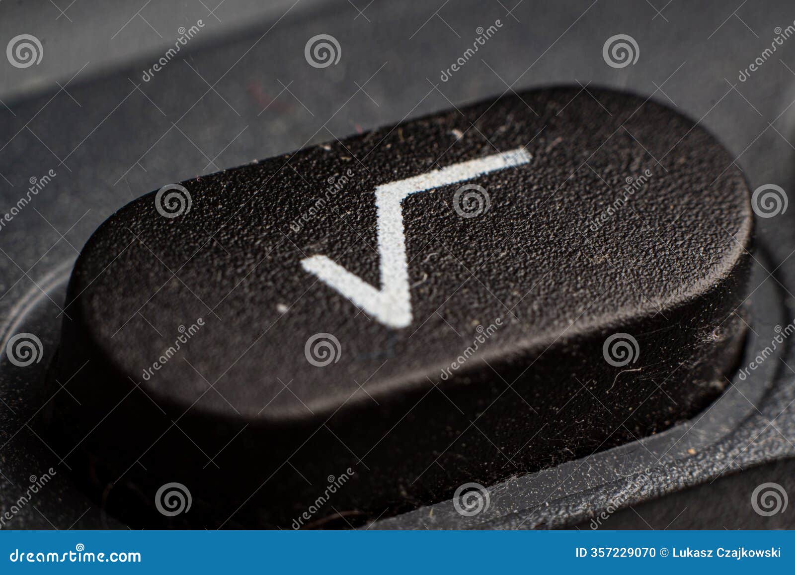 Keypad Button Showing Square Root Symbol on Modern Electronic ...