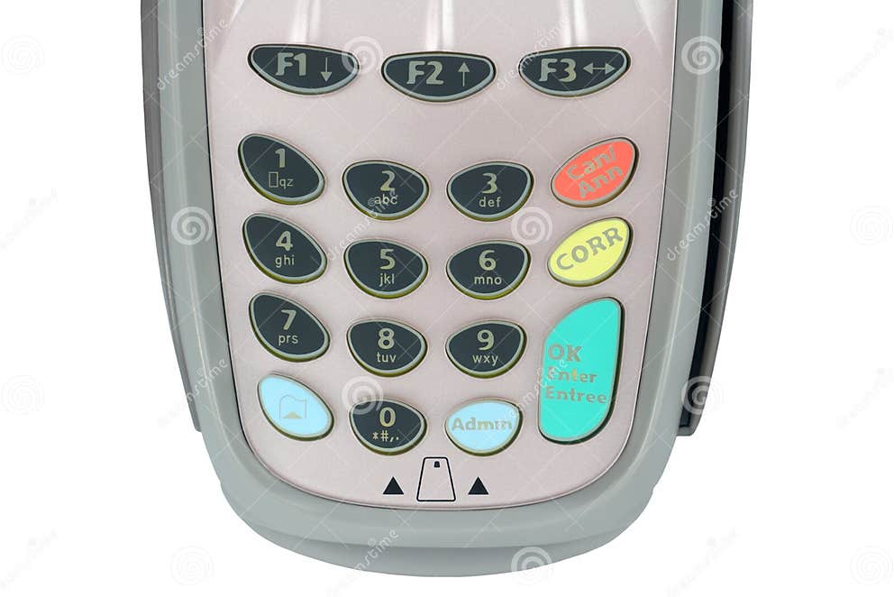 Keypad of credit machine stock photo. Image of pinpad - 7863036