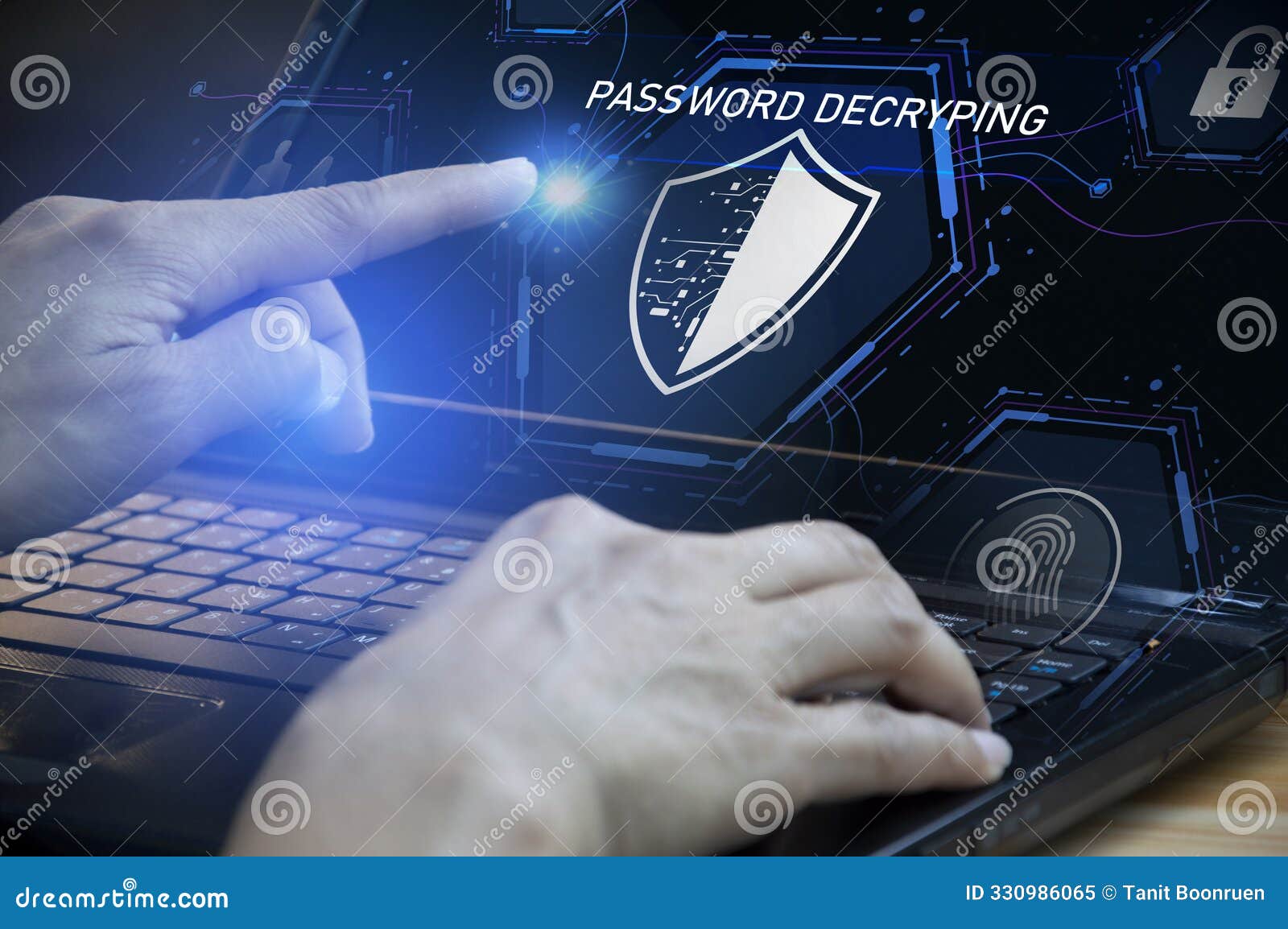 Keypad, Cyber Shield, Lock, Technology Security System. Digital Link ...