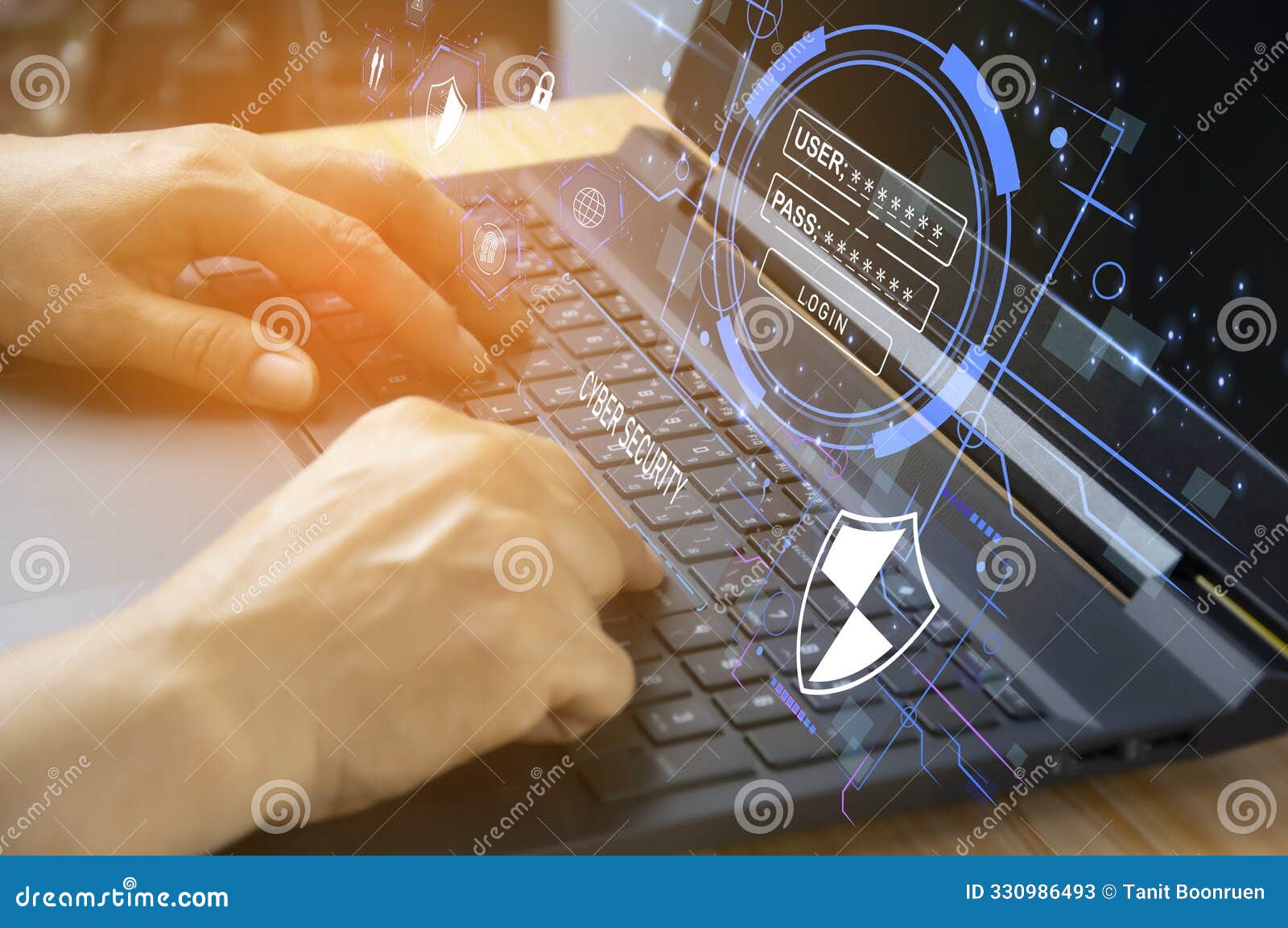 Keypad, Cyber Shield, Lock, Technology Security System. Digital Link ...