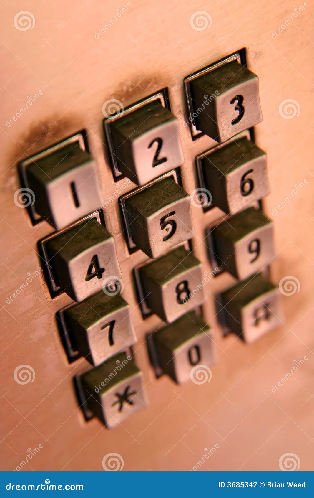 Keypad Digits stock photo. Image of code, gate, communication - 3685342