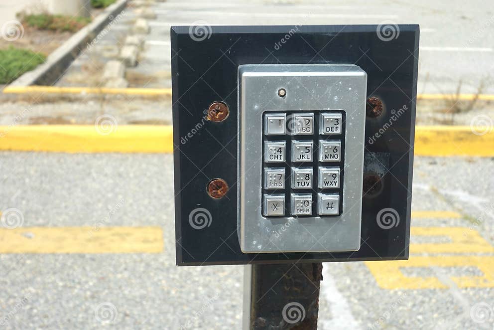 Keypad Door Entry System stock image. Image of door, system - 44713099