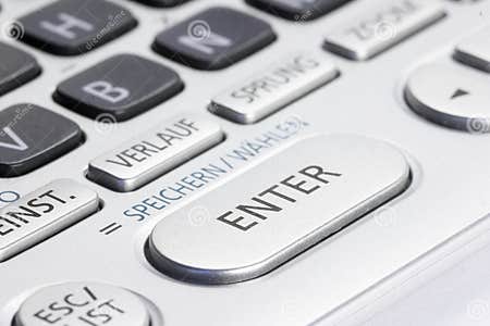 Keypad with ENTER key stock image. Image of glossary, entry - 917247