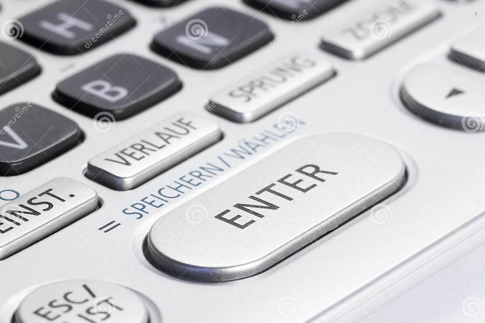 Keypad with ENTER key stock image. Image of glossary, entry - 917247