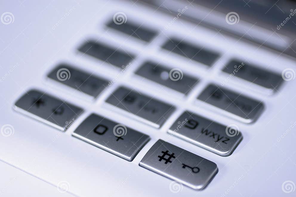 Keypad with hash key stock image. Image of numbers, sign - 16519229