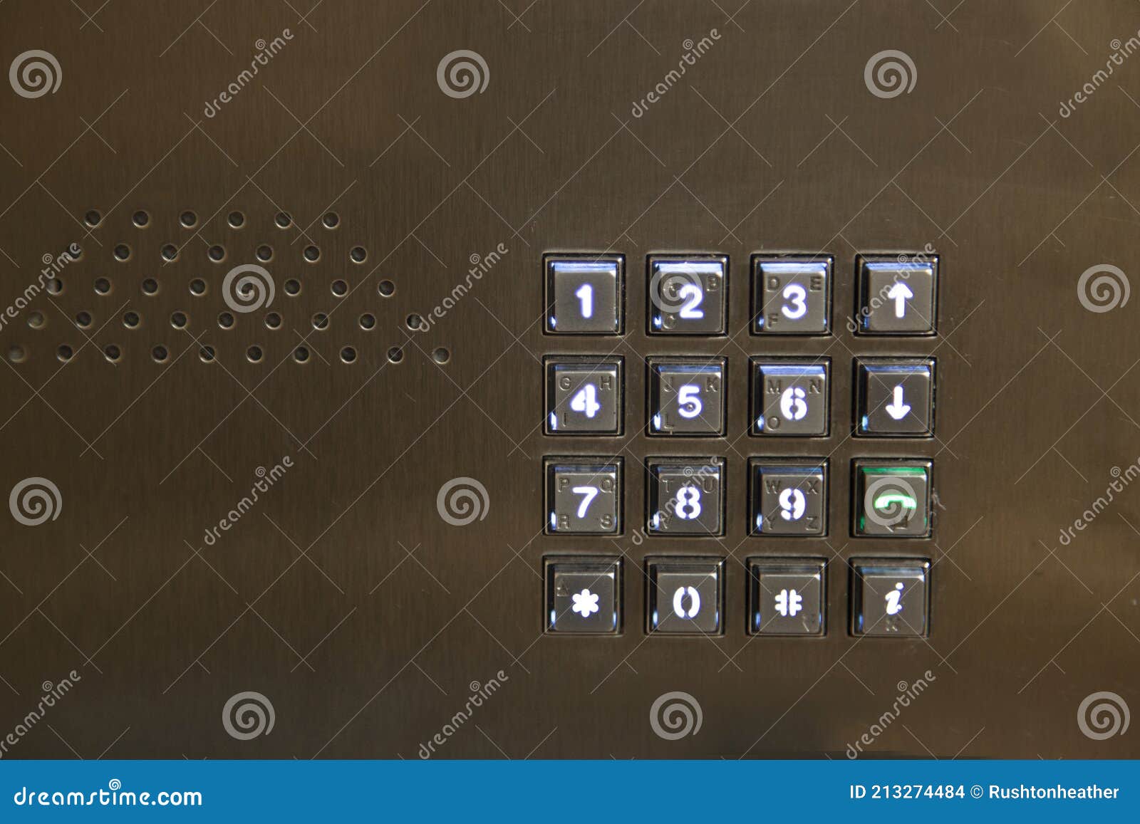 Keypad and Intercom Phone System Stock Photo - Image of phone, call ...
