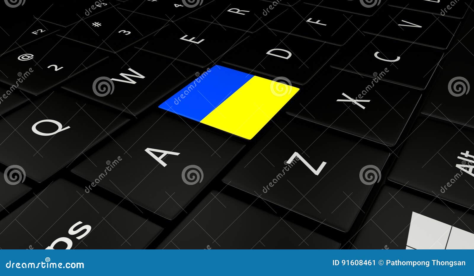 Keypad laptop. stock illustration. Illustration of concept - 91608461