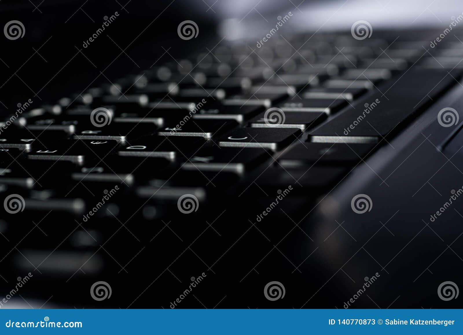 Keypad of a notebook stock image. Image of power, closeup - 140770873