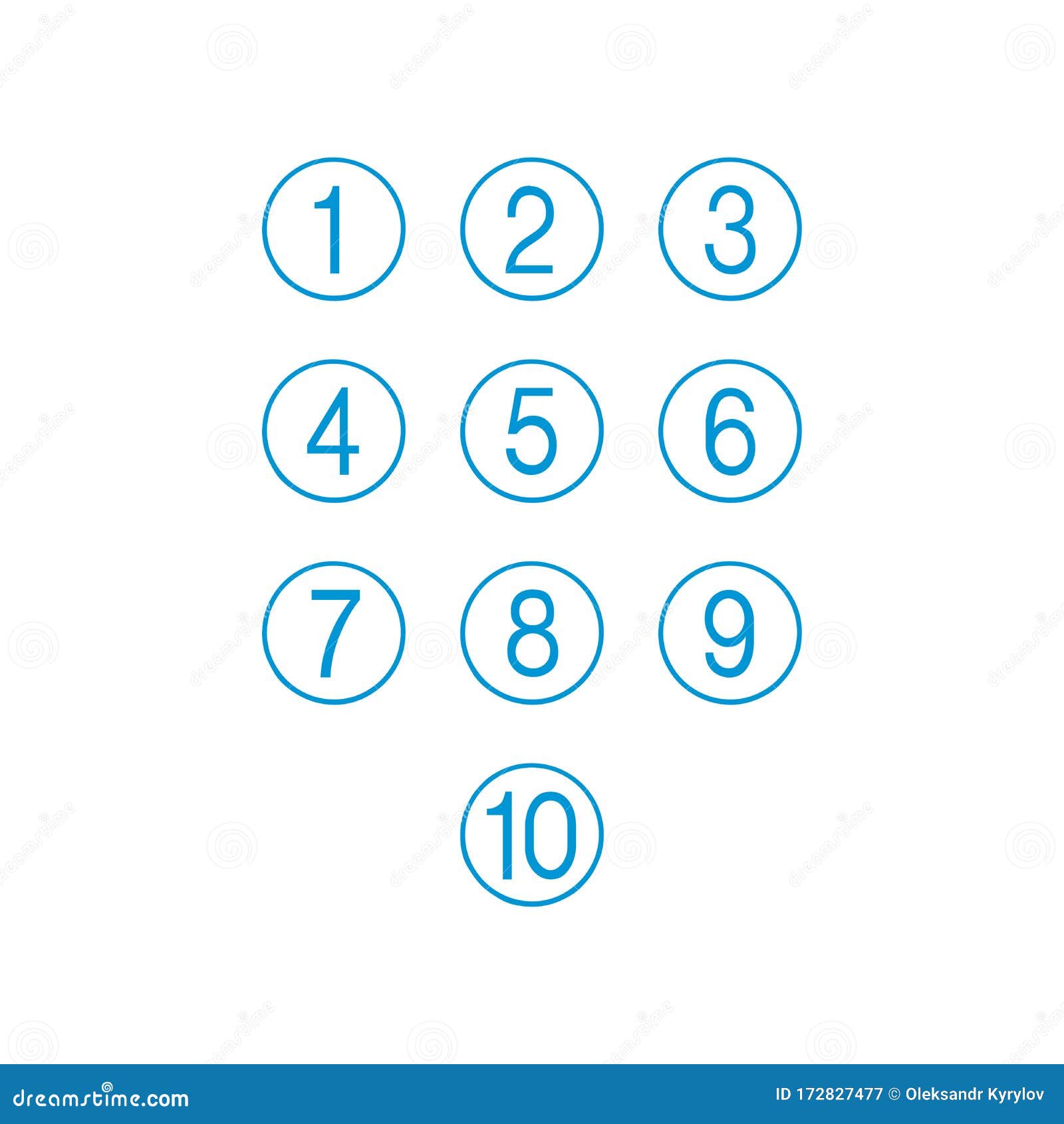Keypad Number Set, Numbers in Circles. Code or Passcode To Enter or ... Keypad Number Set, Numbers in Circles. Code or Passcode To Enter or ...