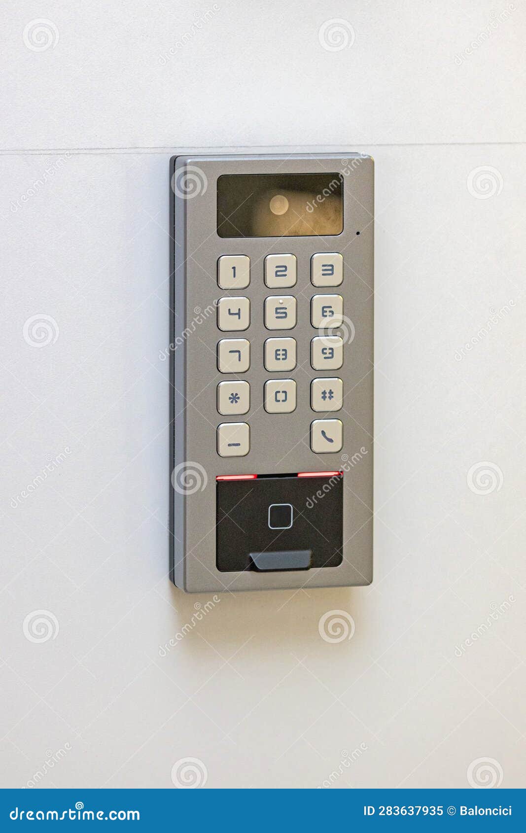 Keypad Rfid Smart Home stock image. Image of home, gate - 283637935