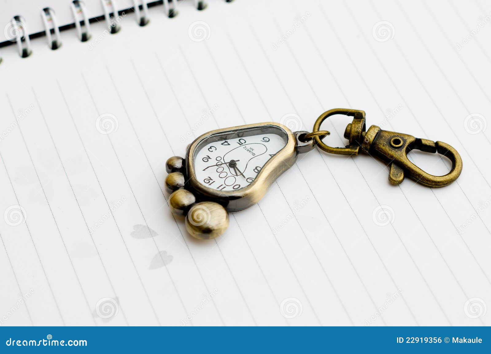 Keyring - watch. stock photo. Image of accessories, valentine - 22919356