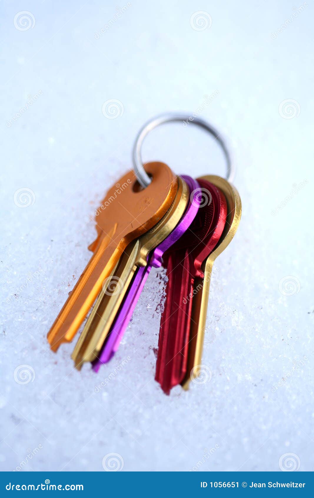 Keys stock image. Image of purple, open, keys, snow, sample - 1056651