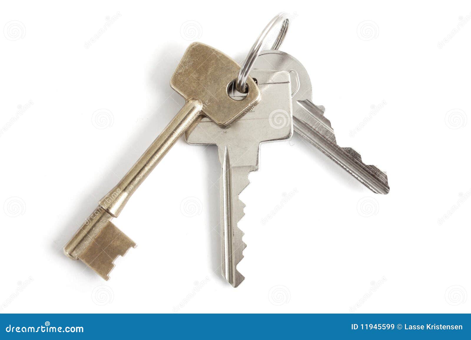 Keys stock image. Image of metal, isolated, objects, ring - 11945599
