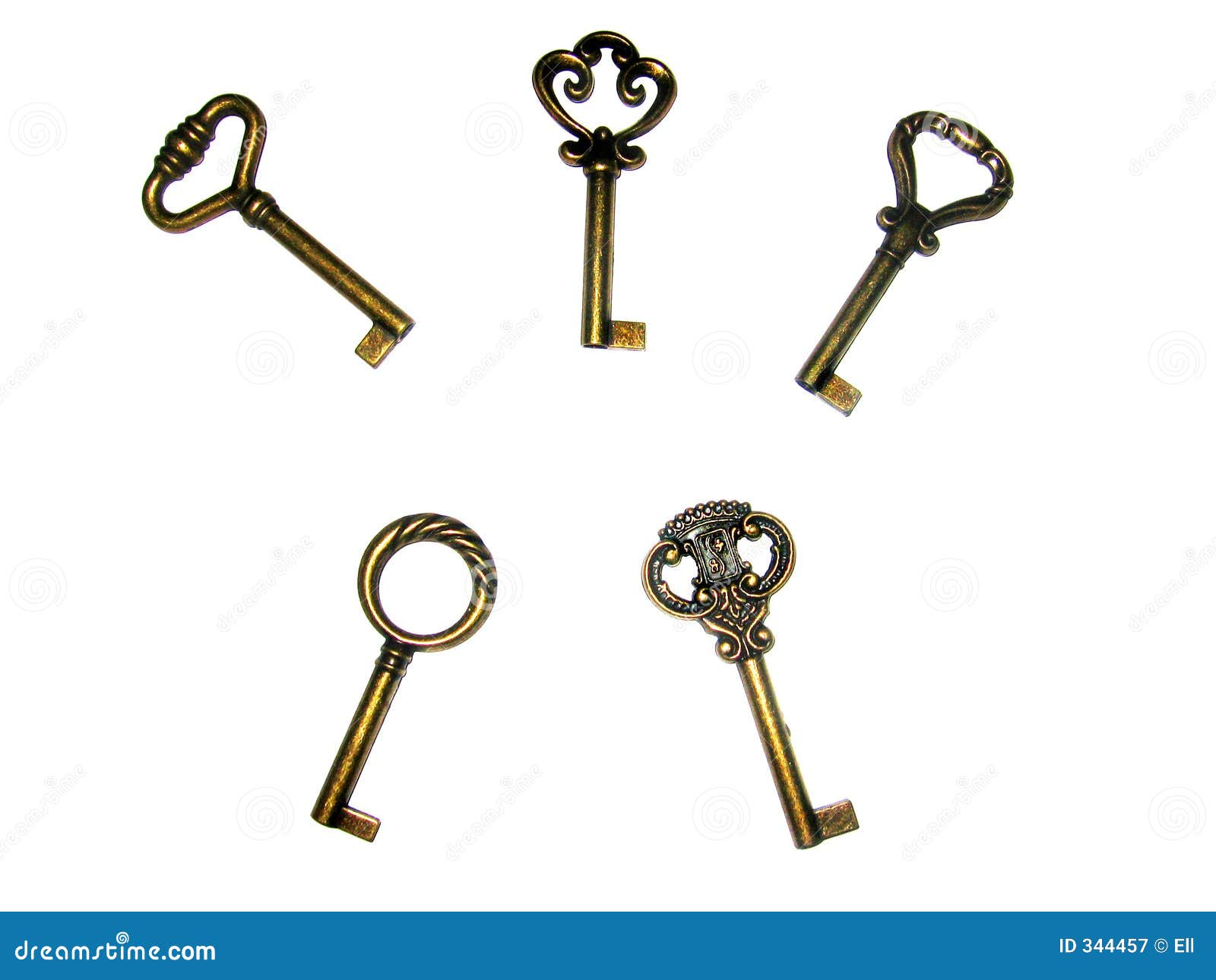 Keys stock image. Image of patten, ancient, pattern, gold - 344457