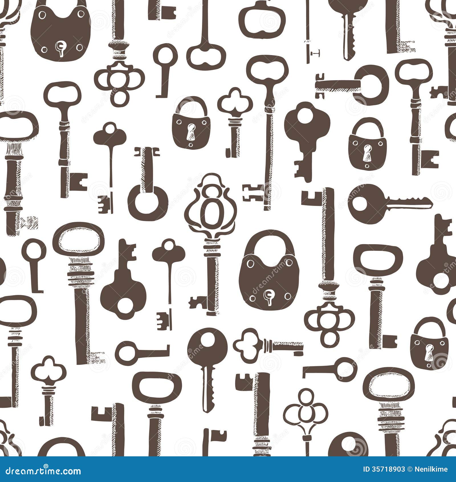 Keys background stock vector. Illustration of icon, repeat - 35718903