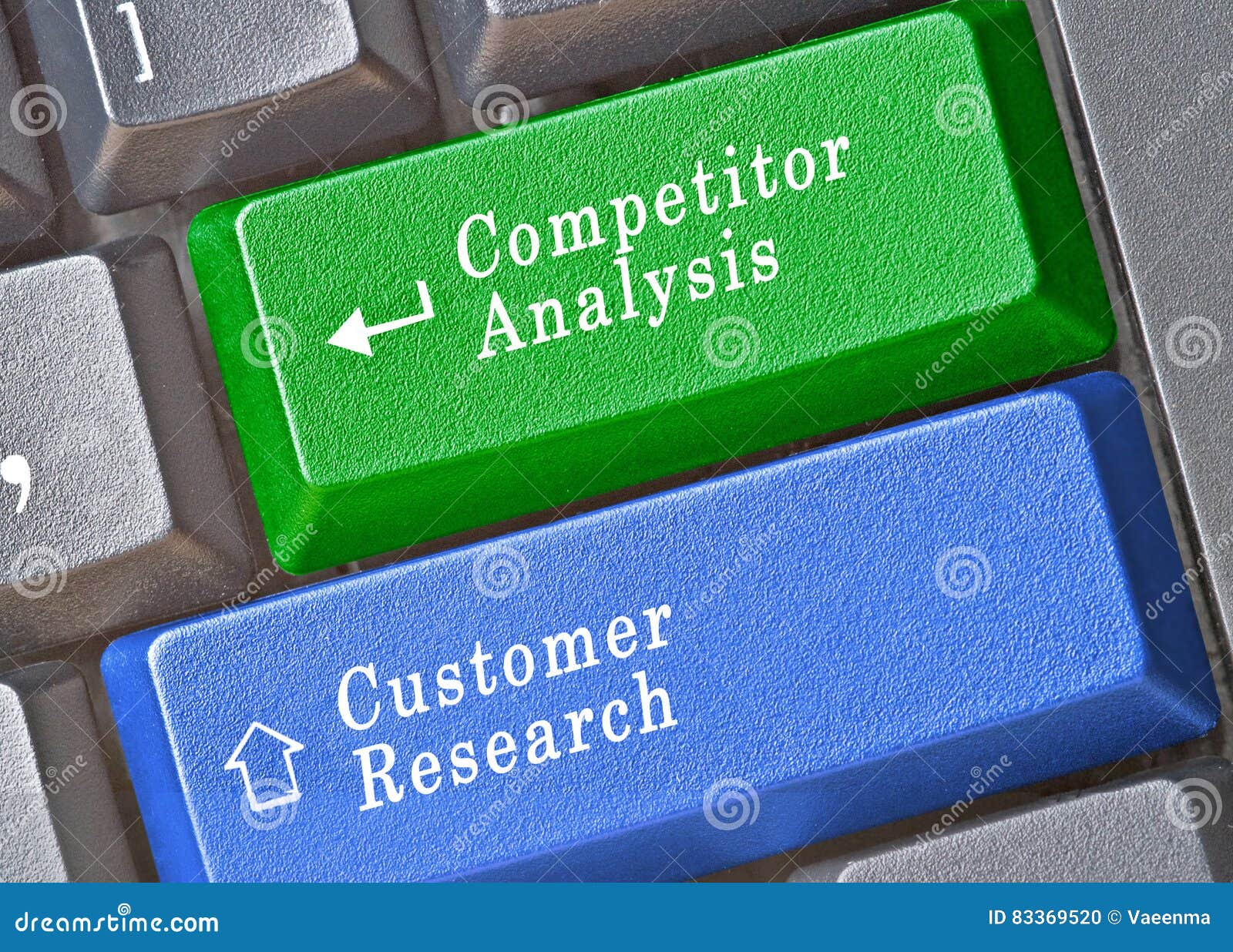 Competitor Analysis and Customer Research Stock Photo - Image of ...