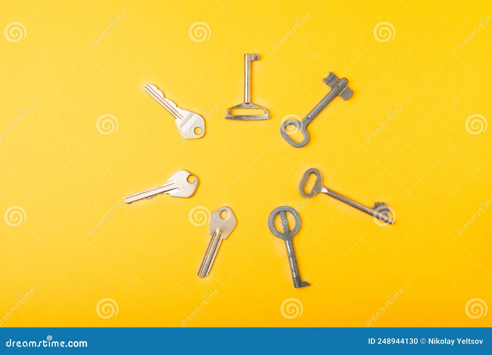 Keys Decorative Keys for Clocks and Caskets and Doors with Unique ...