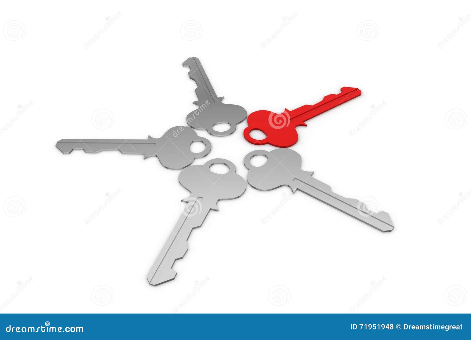 Keys in different color stock illustration. Illustration of safety ...