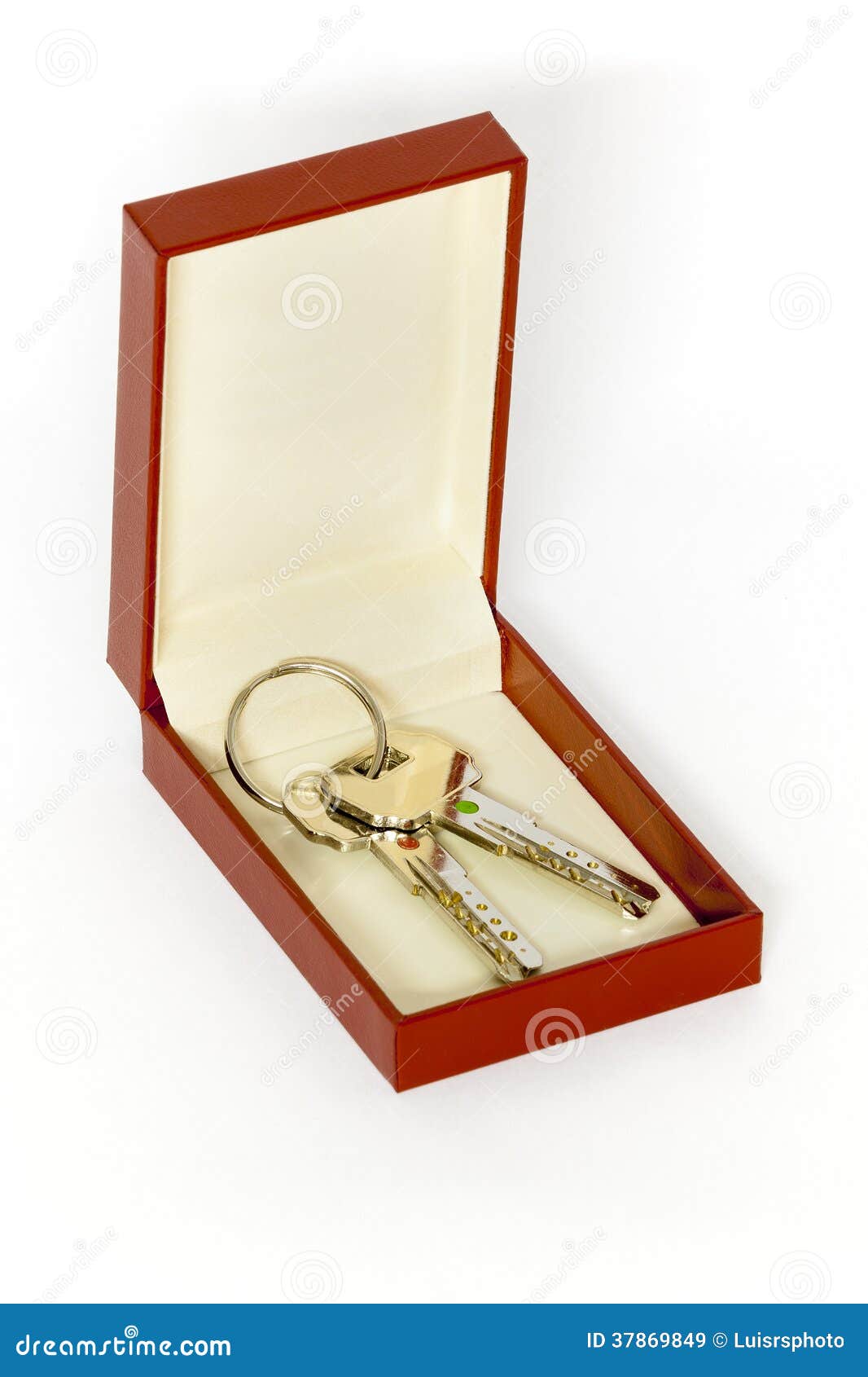 Keys in gift box stock image. Image of finance, ownership - 37869849