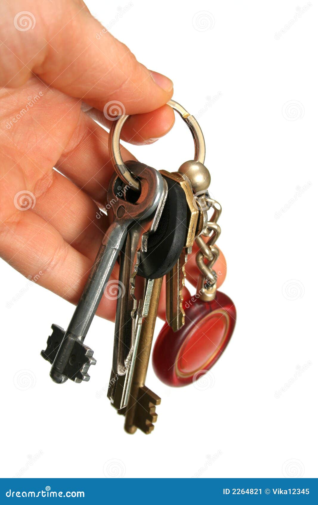 Keys in a hand stock image. Image of safety, open, lock - 2264821