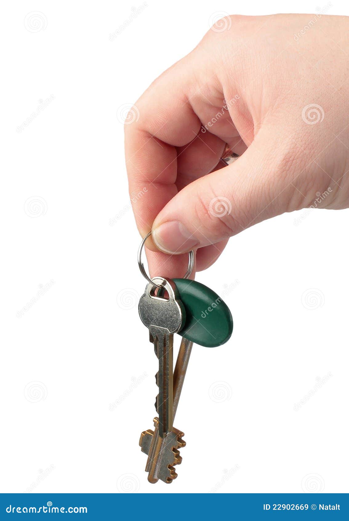 Keys in a hand stock image. Image of hanging, metallic - 22902669