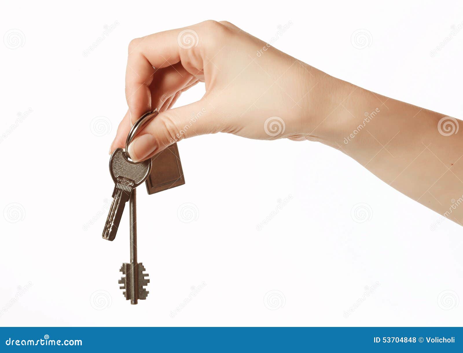 Keys in hand stock photo. Image of business, passkey - 53704848