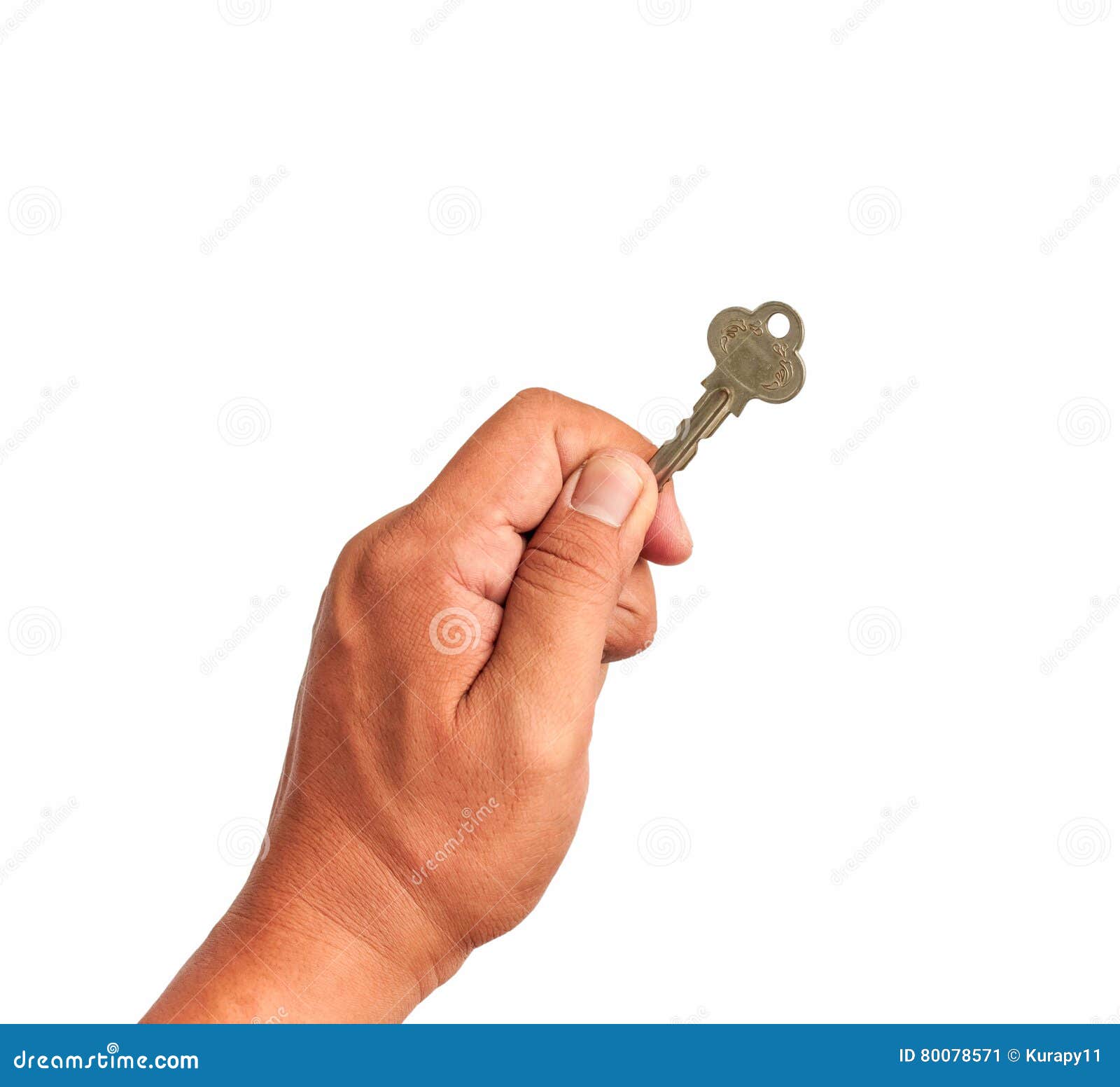 Keys in hand stock image. Image of metallic, silver, metal - 80078571